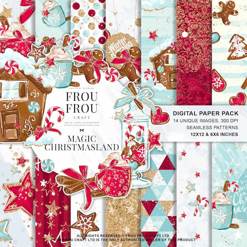 Christmas Paper - Etsy