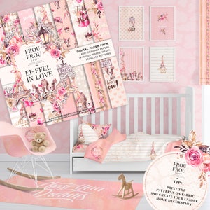 Paris Paper Pack Valentine Love Planner Stickers Cute Puppy Designer ...