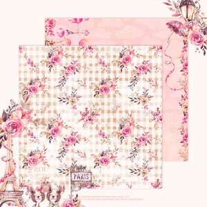 Paris Paper Pack Valentine Love Planner Stickers Cute Puppy Designer ...