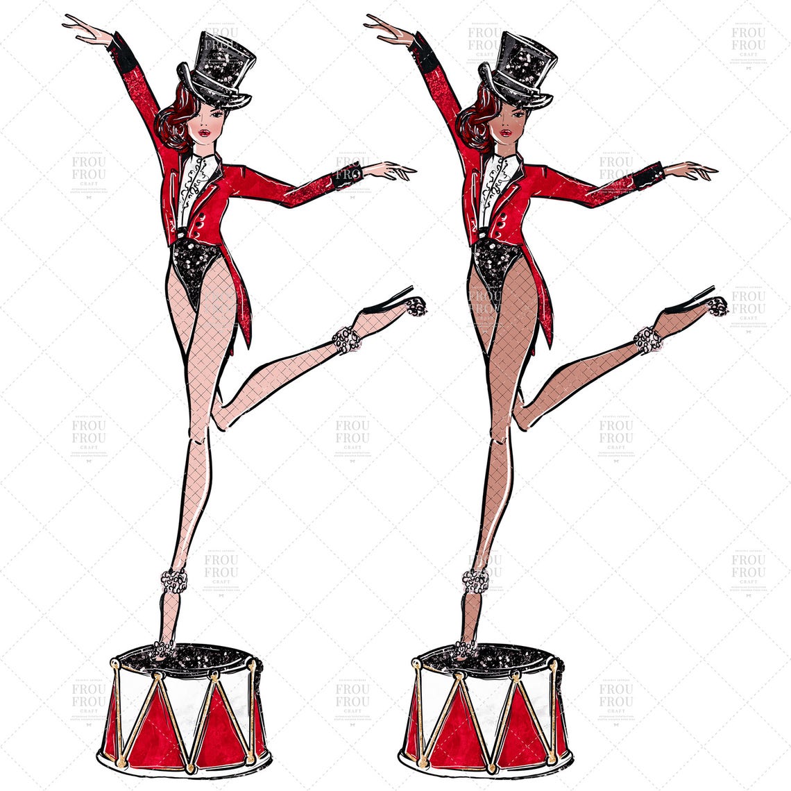 Circus Clipart Carnival Clip Art Halloween Clipart Fashion - Etsy UK