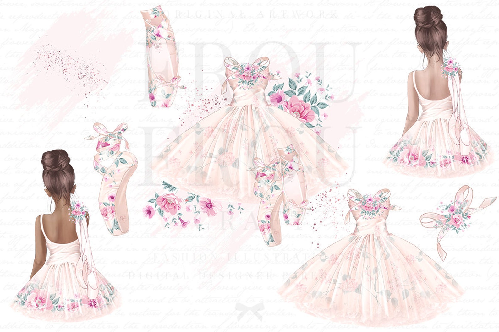 Ballet Clipart Ballerina Girl Clip Art Little Dancer - Etsy