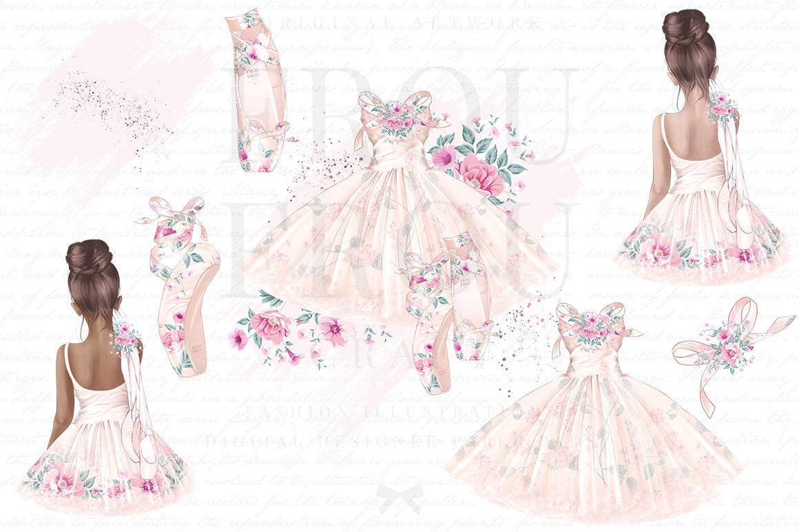 Ballet Clipart Ballerina Girl Clip Art Little Dancer Illustration ...