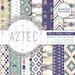 Aztec Digital Paper Pack Instant Download Seamless Patterns Tribal ...
