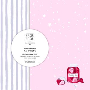 Bakery Paper Pack, Kitchen Digital Paper Pack, Cooking Patterns, Cute ...