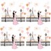 Valentine Clipart Fashion Scene Anniversary Engagement Wedding Gold ...
