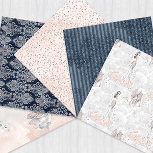 Wedding Paper Pack Bridal Shower Printable Invitation DIY Festive ...