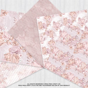 Wedding Paper Pack Bridal Designer Paper Pad Powder Wedding Flowers ...