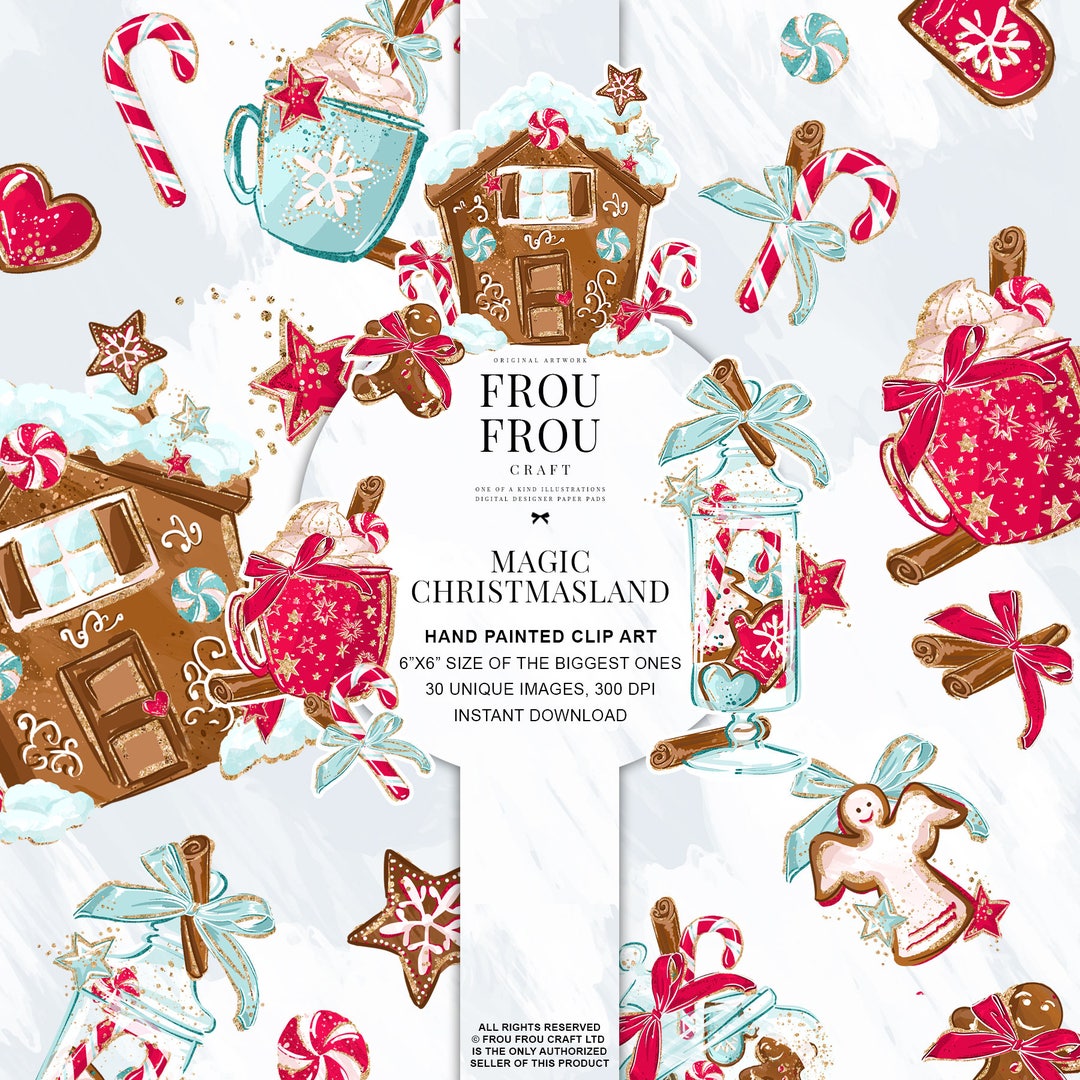 Gingerbread Cookies Clip Art Christmas Clipart Gingerbread Houses ...