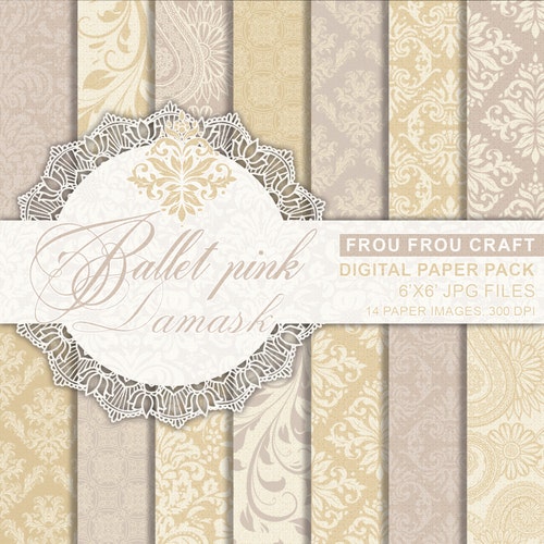 Peach Black Digital Paper Pack Instant Download Pattern White - Etsy