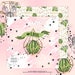 Cactus Paper Pack, Succulent Digital Paper Pack, Terrarium Botanical ...