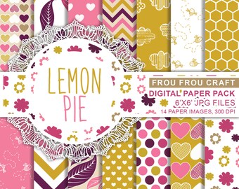 Bright Colors Digital Paper Pack Instant Download Spring | Etsy