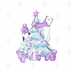 Cute Winter Clip Art, Christmas Clipart, Teddy Bear Penguin Glitter ...