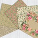 Watercolor Flowers Digital Paper Pack Instant Download Kraft Paper ...