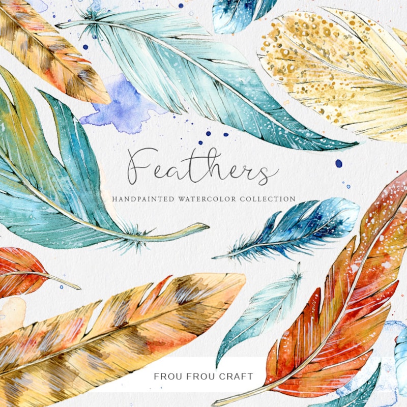 Paper Feather Art - Etsy