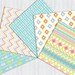 Summer Aztec Digital Paper Pack Instant Download Seamless Pattern Cute ...