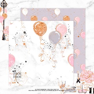 Valentine Paper Pack, Anniversary Digital Paper Pack, Paris Gold ...