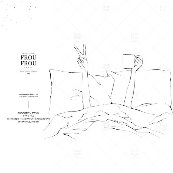 Cozy Coffee Coloring Page Planner Dashboard | Etsy