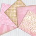 Pink Gold Digital Paper Pack Instant Download Watercolor Ethnic Tribal ...