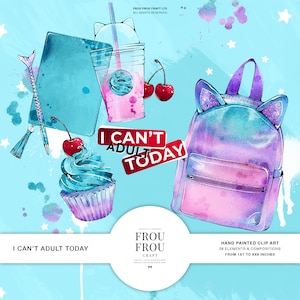 Back to School Clip Art, Unicorn Clipart, Stationary Planner Stickers ...