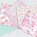 Teddy Bear Digital Paper Instant Download Pack Baby Balloon Girly Pink ...