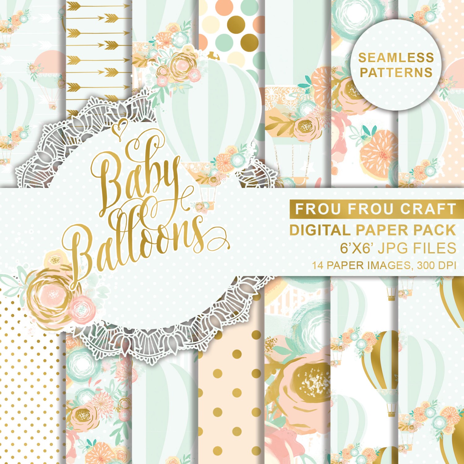 Paper Baby Scrapbook Printable Paper Soft Colors Baby Forest Paper ...