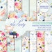 Tea Party Digital Paper Pack Watercolor Flowers Seamless | Etsy