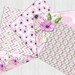 Watercolor Flowers Digital Paper Pack Seamless Pattern Purple Violet ...