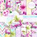 Boho Digital Paper Pack, Watercolor Beach, Seamless Patterns, Summer ...