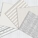 Winter Wedding Digital Paper, Chevron Digital Paper, Silver Wedding ...