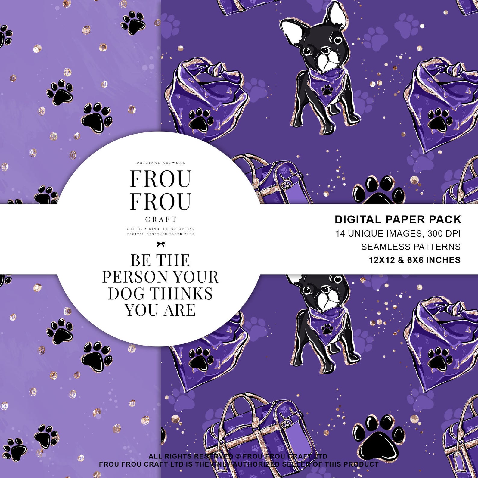 Dog Digital Paper Pack Puppy Paper Pack Cute Corgi Planner - Etsy