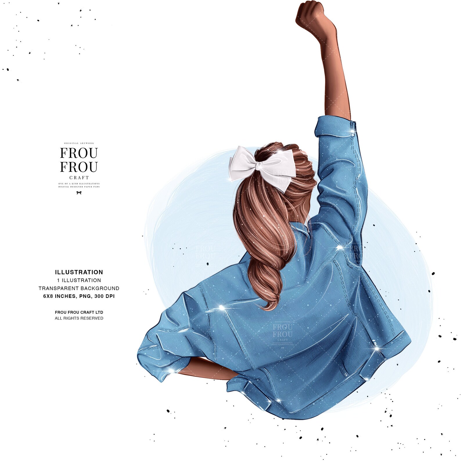 Fashion Wall Art Print Girly Illustration Print on Demand | Etsy