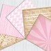 Pink Gold Digital Paper Pack Instant Download Watercolor Ethnic Tribal ...