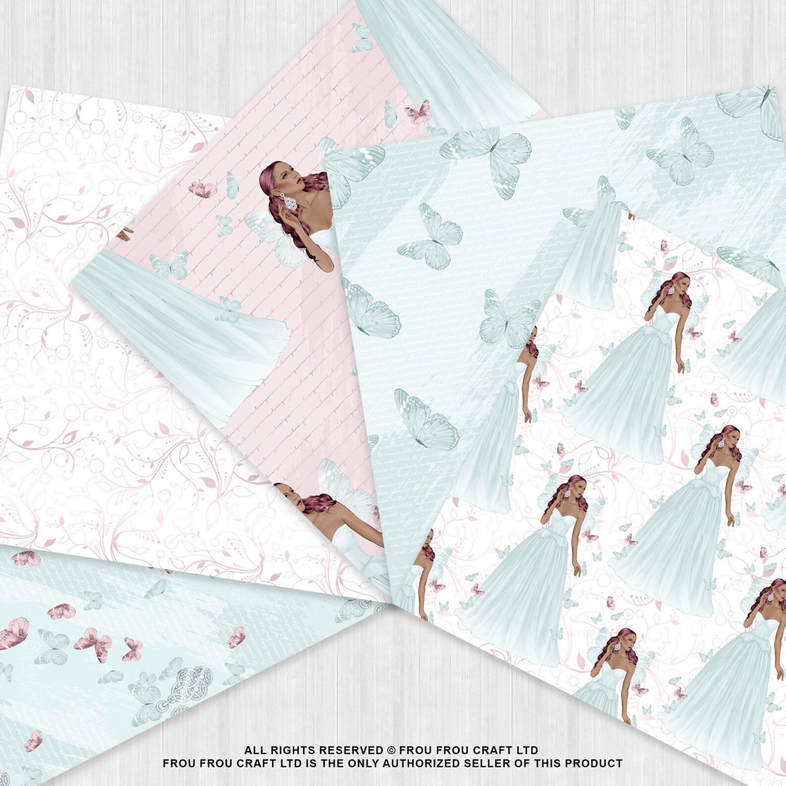 Fairy Paper Pack Princess Digital Paper Pack Fairytale Paper | Etsy