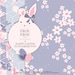 Easter Paper Pack, Spring Digital Patterns, Cute Bunny Fabric Printable ...