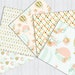 Nursery Scrapbook Pastel Digital Hot Air Balloon Paper Pack Baby Boy ...