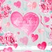Valentine Card Romantic Roses Clipart Art, Love Digital Stickers, Pink ...