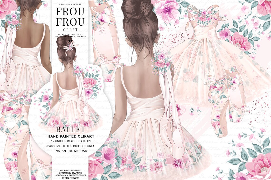 Ballet Clipart Ballerina Girl Clip Art Little Dancer - Etsy