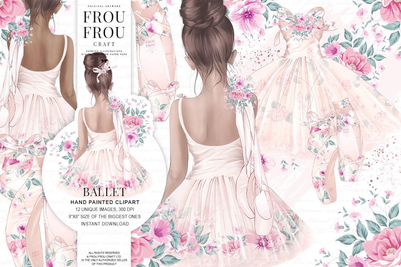 Ballet Clipart Ballerina Girl Clip Art Little Dancer - Etsy