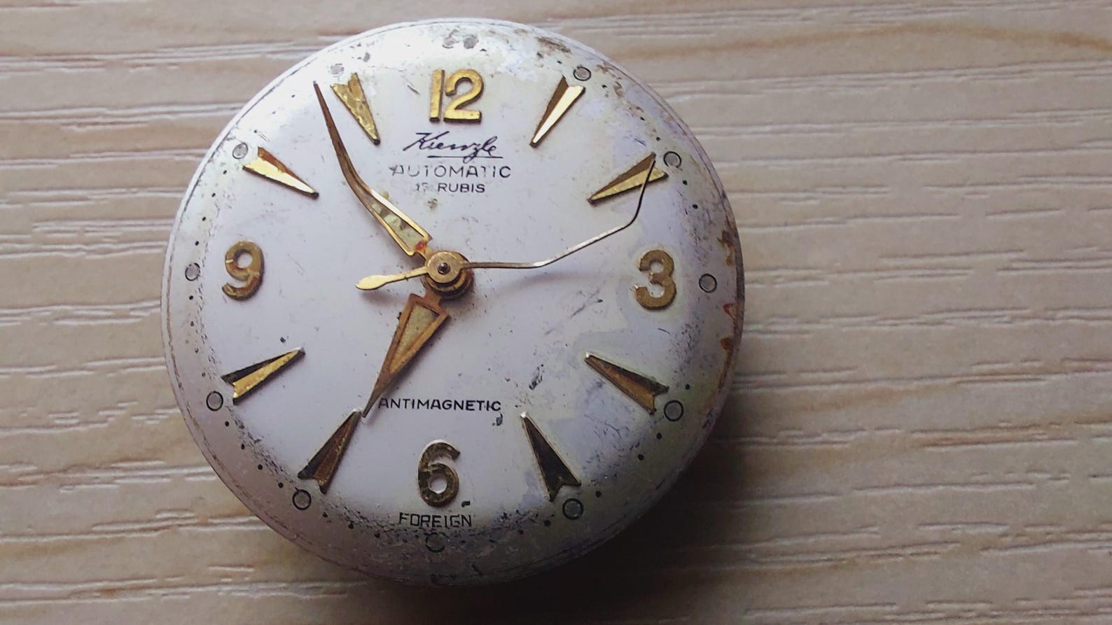 Kienzle Automatic Vintage Germany Watch Movements Dial- 30 Mm ...