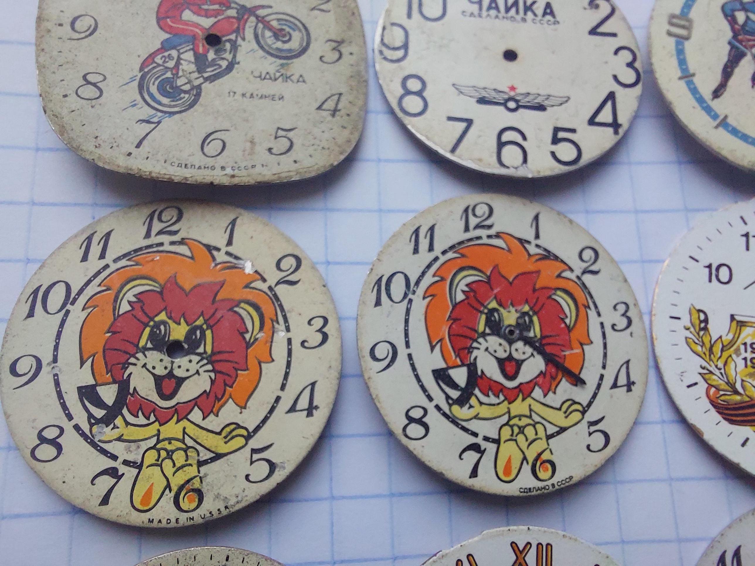 Rare 62 Pieces. Watch Face Dials, From Old Watch Parts, & Dials for ...