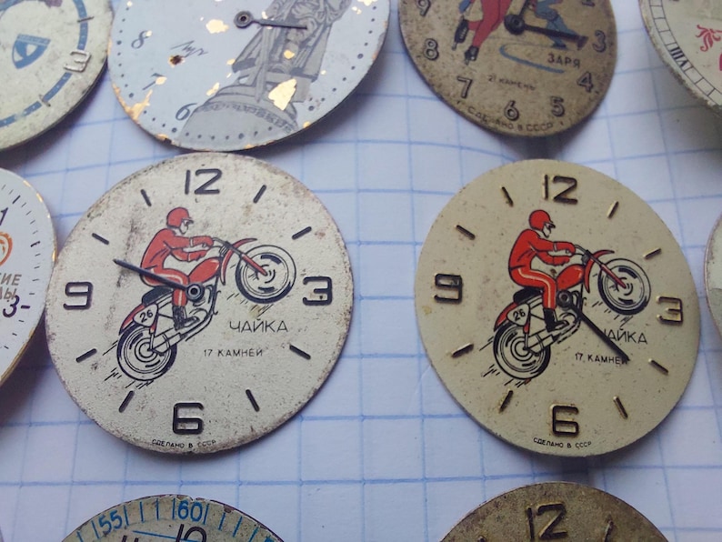 Rare 62 Pieces. Watch Face Dials, From Old Watch Parts, & Dials for ...