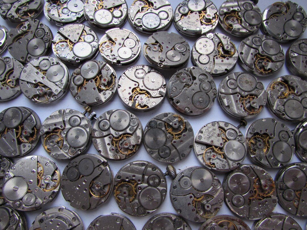 100 Pcs Mechanisms MATCHING Russian Watch Movements Art Cufflinks ...