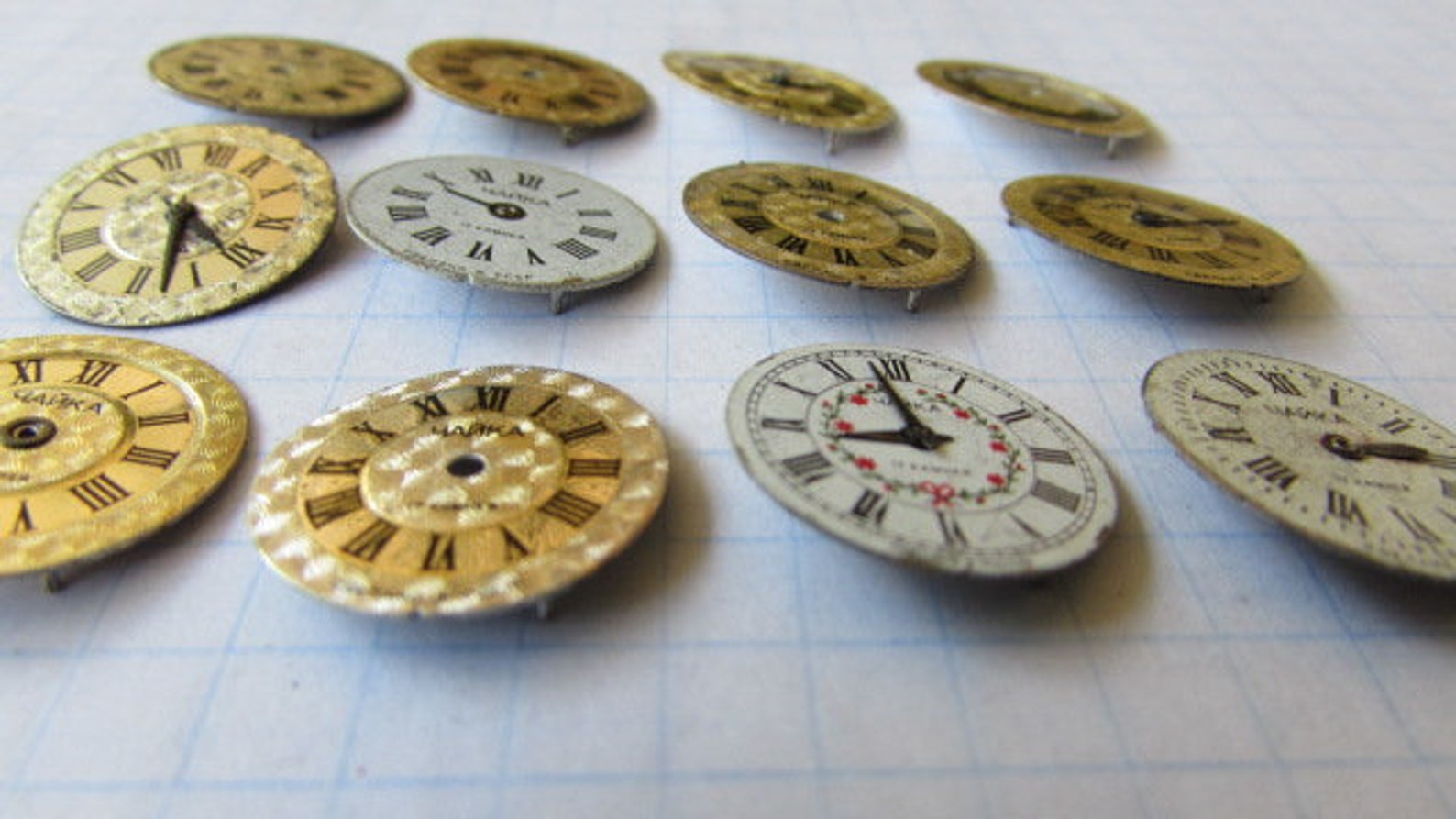 Numeri romani 12 pezzi Quadranti quadranti quadranti 16 mm - Etsy Italia