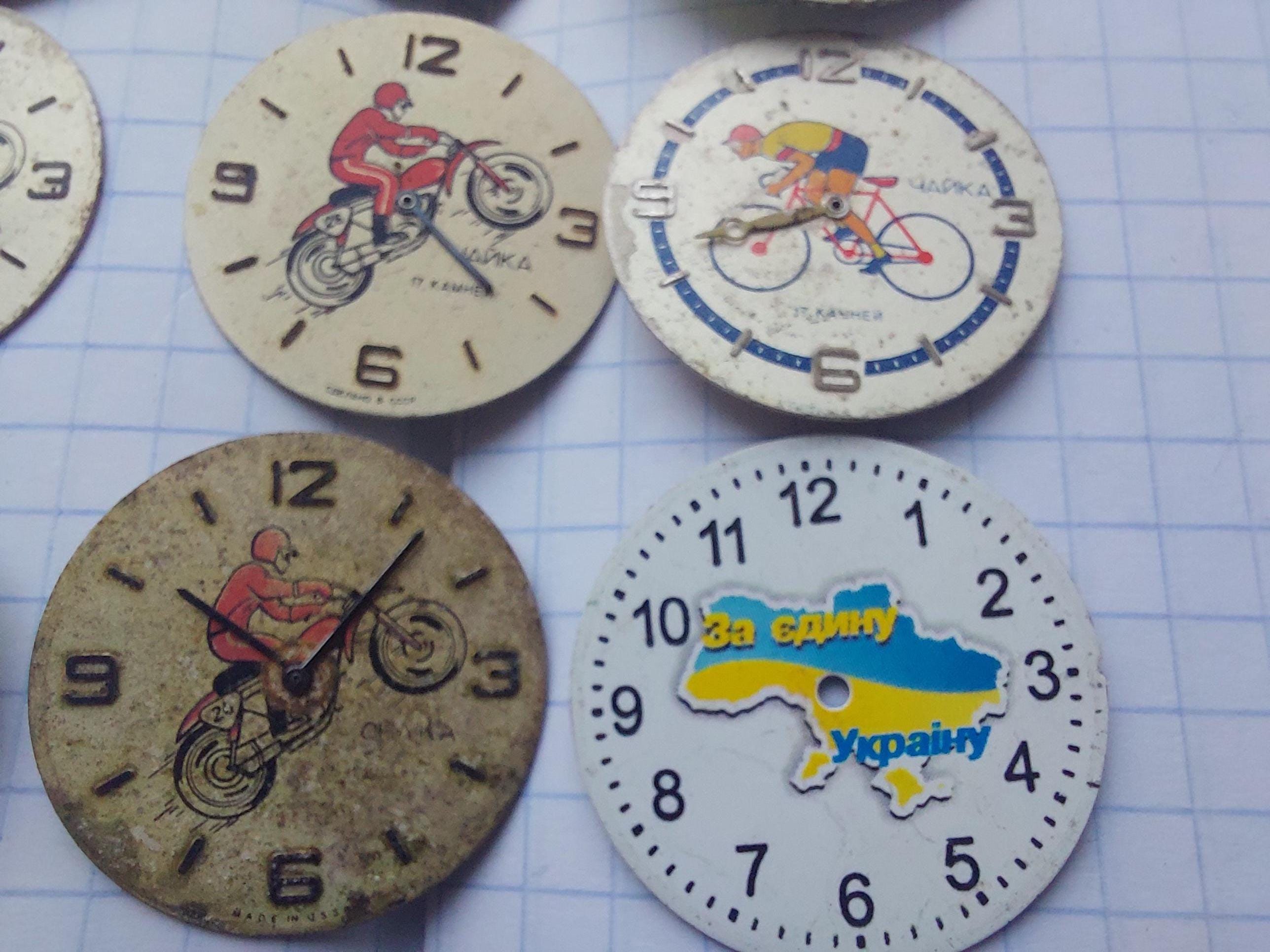 Rare 62 Pieces. Watch Face Dials, From Old Watch Parts, & Dials for ...