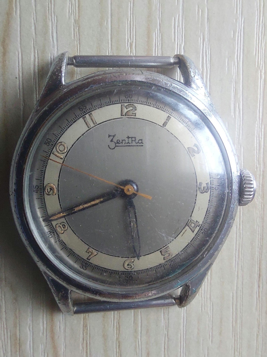 Vintage ZENTRA Germany Military 1930-1940 Deutschland Men's Wrist ...