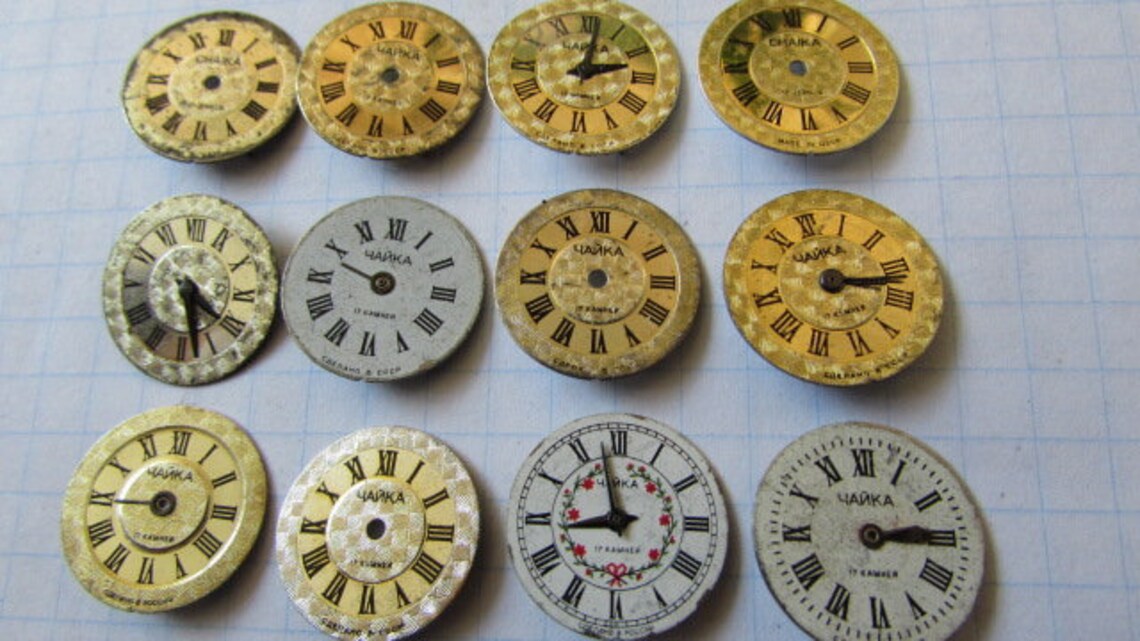 Numeri romani 12 pezzi Quadranti quadranti quadranti 16 mm - Etsy Italia