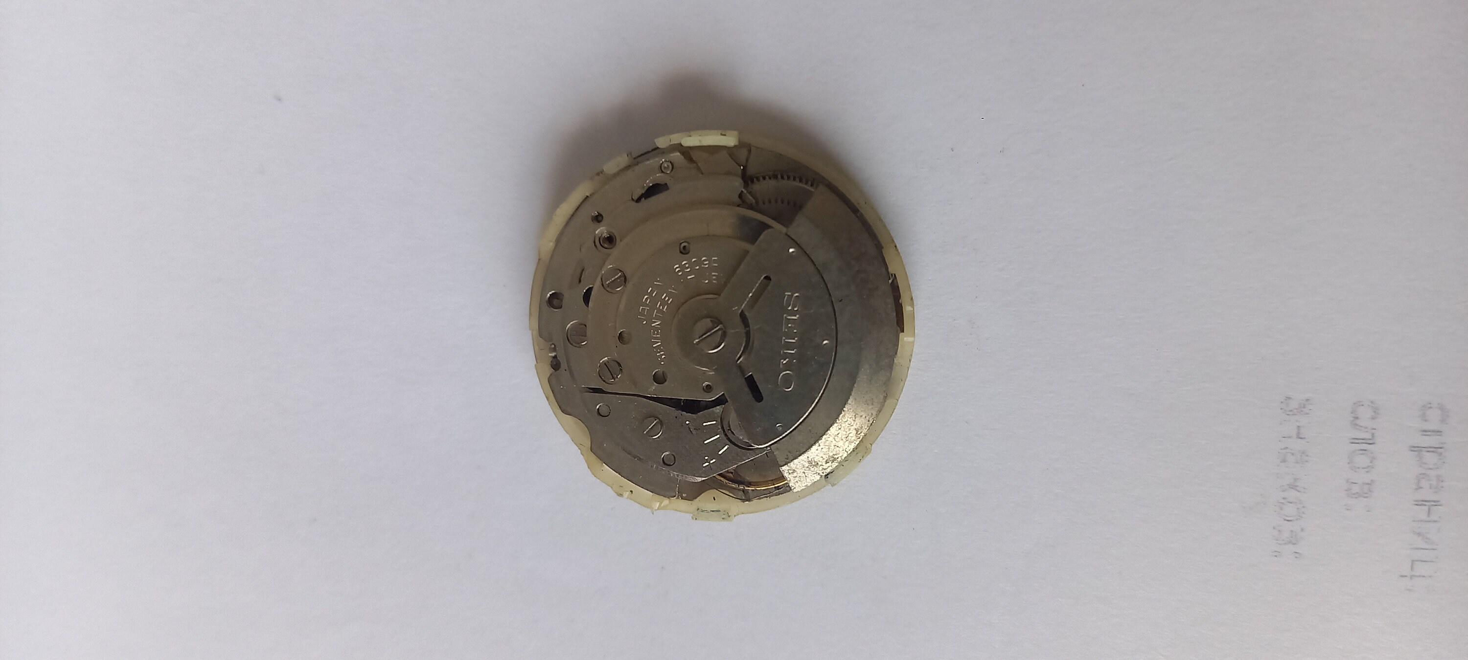 Seiko Automatic Vintage Swiss Watch Movements Dial- 29 Mm Mechanisms ...