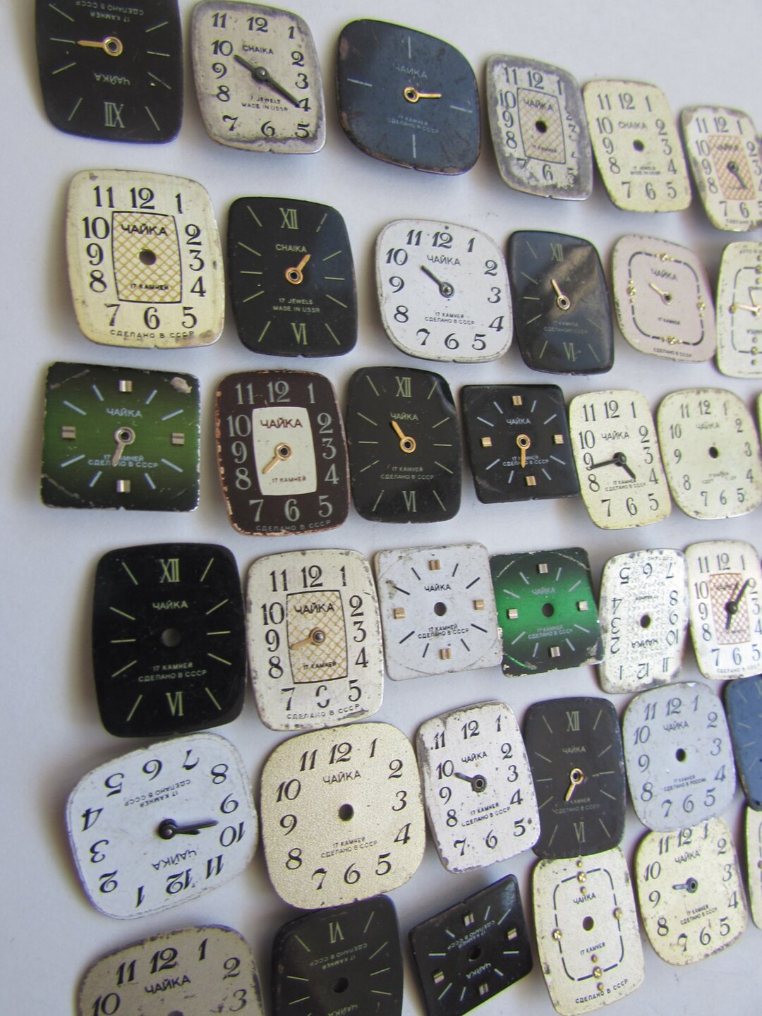50 Pcs Little Small Watch Face Dials, From Old Watch Parts, & Dials for ...