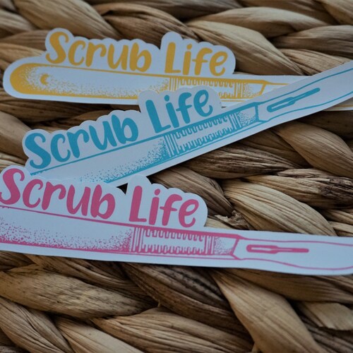 Waterproof Surgical Tech Sticker Scrub Tech Water Bottle | Etsy