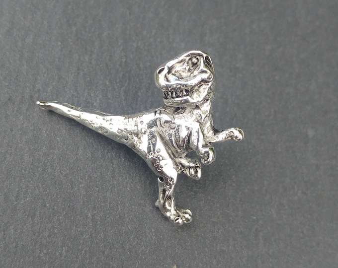Tyrannosaurus Rex Dinosaur Pin, T Rex Jewellery, Brooch, Gift, Tie Tack ...